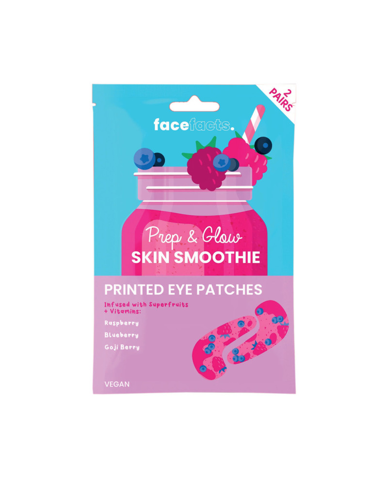 Face Facts Printed Eye Patches - Prep & Glow paakių padeliai 2vnt ...
